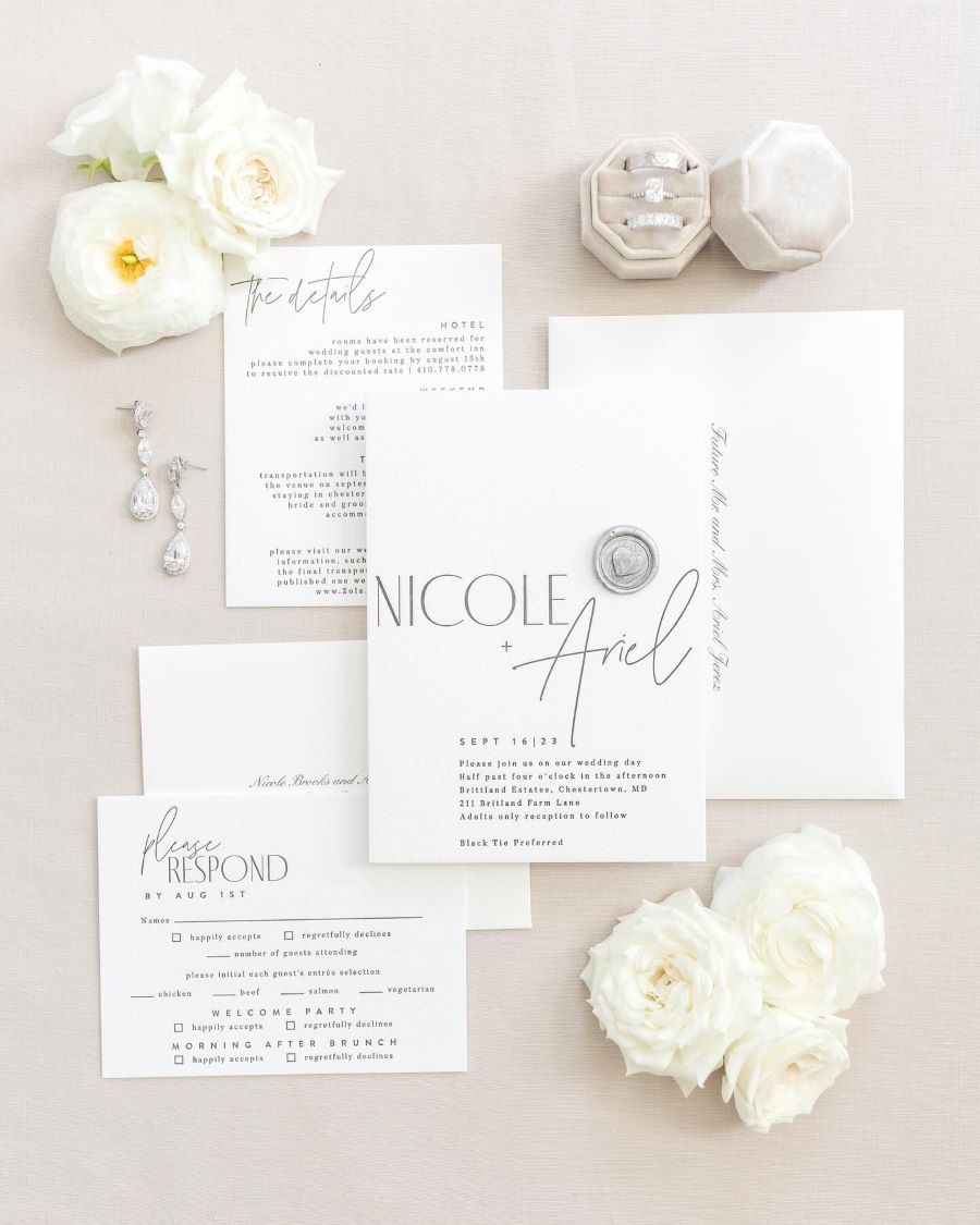Wedding ceremony insert cards | Beachweddingtips.com